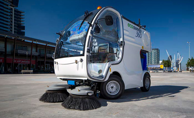 Introducing the Conquest EcoSweep360 electric street sweeper - Conquest ...