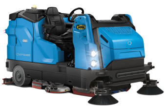 Powerful Industrial Combination Sweeper & Scrubber Machine